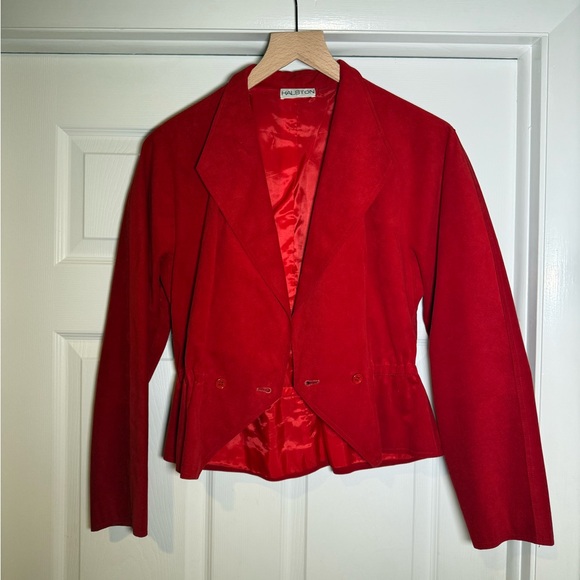 Halston Heritage | Jackets & Coats | Vintage Halston Cropped Blazer ...